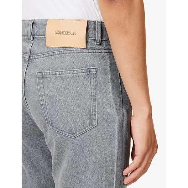 JW Anderson Faded-wash Bootcut-leg Denim Jeans