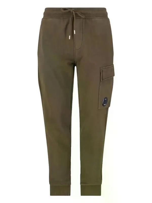 C.P. COMPANY Cargo-pocket Drawstring Track Pants - Green