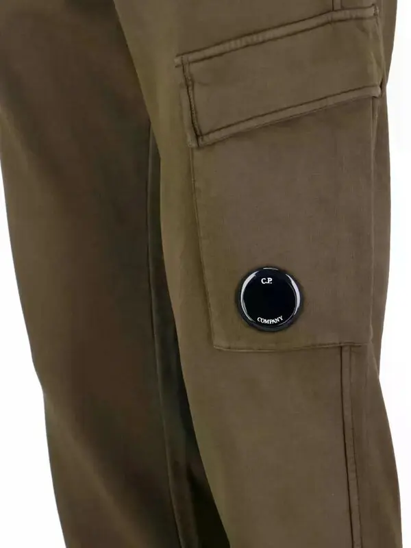 C.P. COMPANY Cargo-pocket Drawstring Track Pants - Green