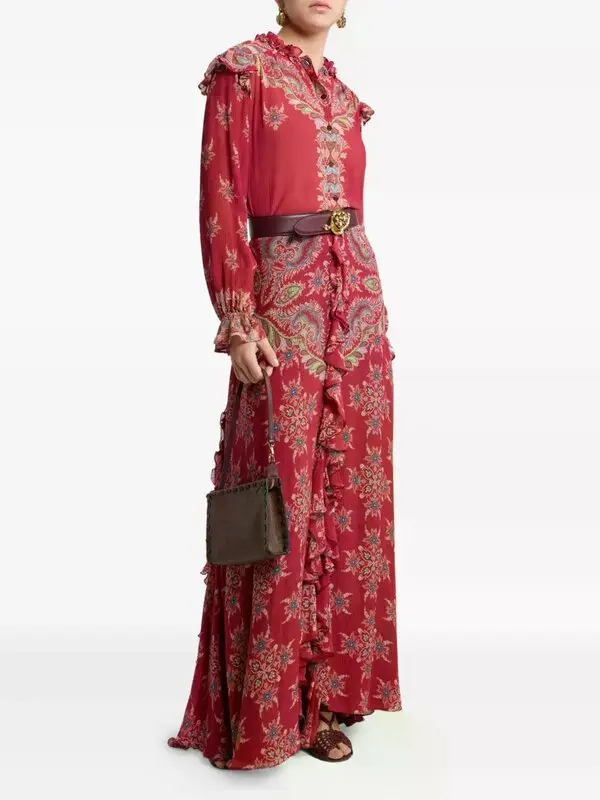 Etro Paisley-print High-rise Skirt