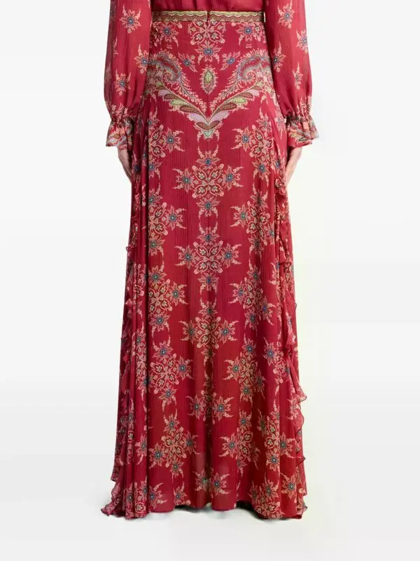 Etro Paisley-print High-rise Skirt