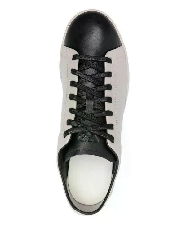 Y3 Superstar Leather-panelled Sneakers - Grey