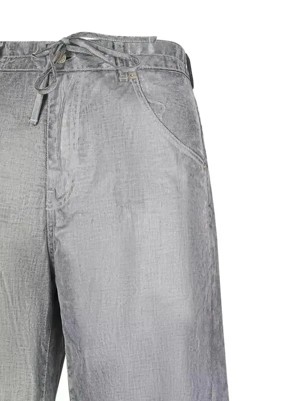 DARKPARK Drawstring Straight-leg Jeans