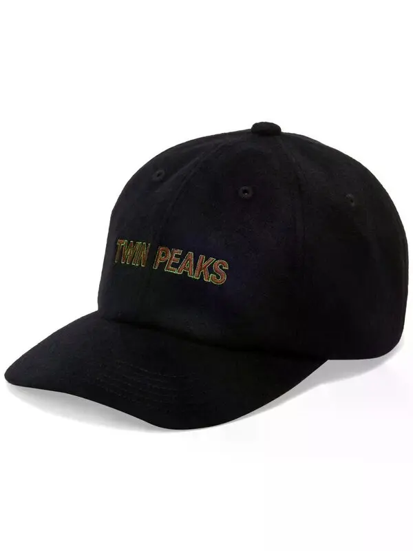 Undercover Embroidered Twin Peaks Cap - Black