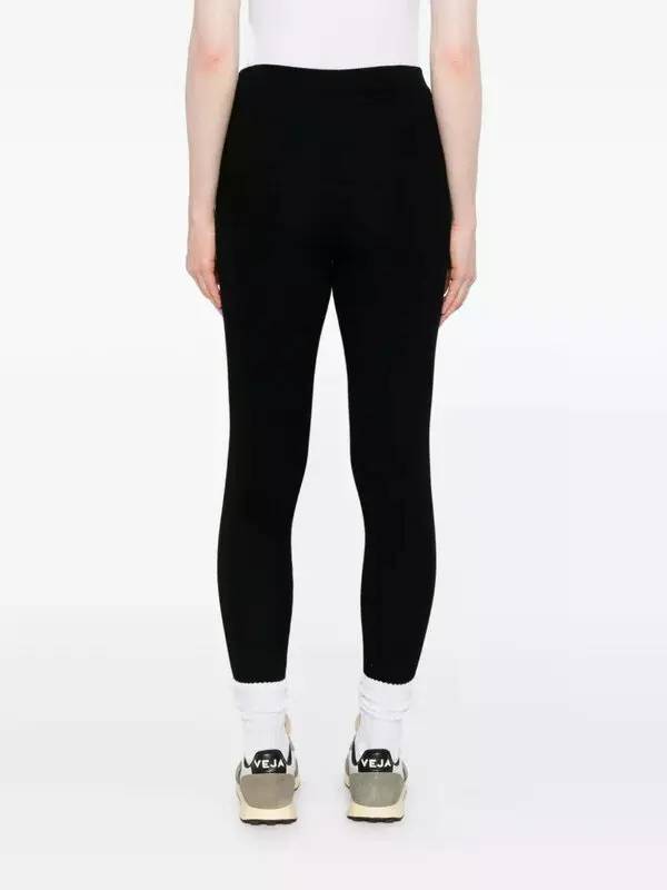 P.a.r.o.s.h Wool Leggings - Black