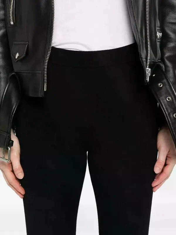 P.a.r.o.s.h Wool Leggings - Black