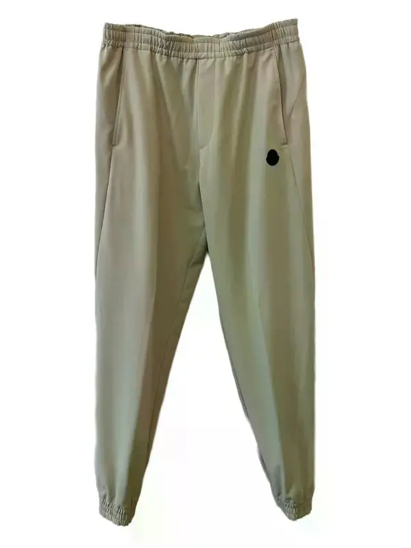Moncler Elasticated-cuff Track Pants - Neutrals