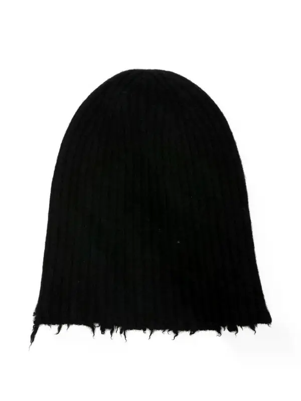 UMA WANG Ribbed Cashmere Beanie Hat