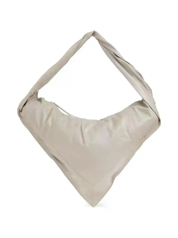 LEMAIRE Scarf Leather Shoulder Bag - Neutrals
