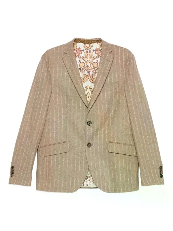 Etro Pinstripe Blazer - Neutrals