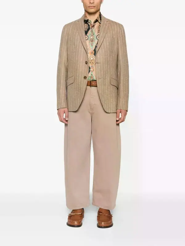 Etro Pinstripe Blazer - Neutrals
