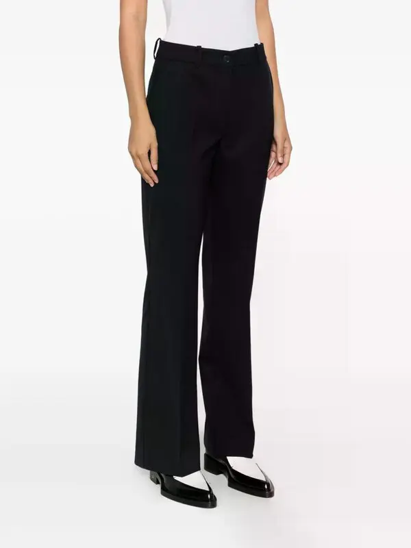 P.a.r.o.s.h Wool Trousers With Pressed Pleats