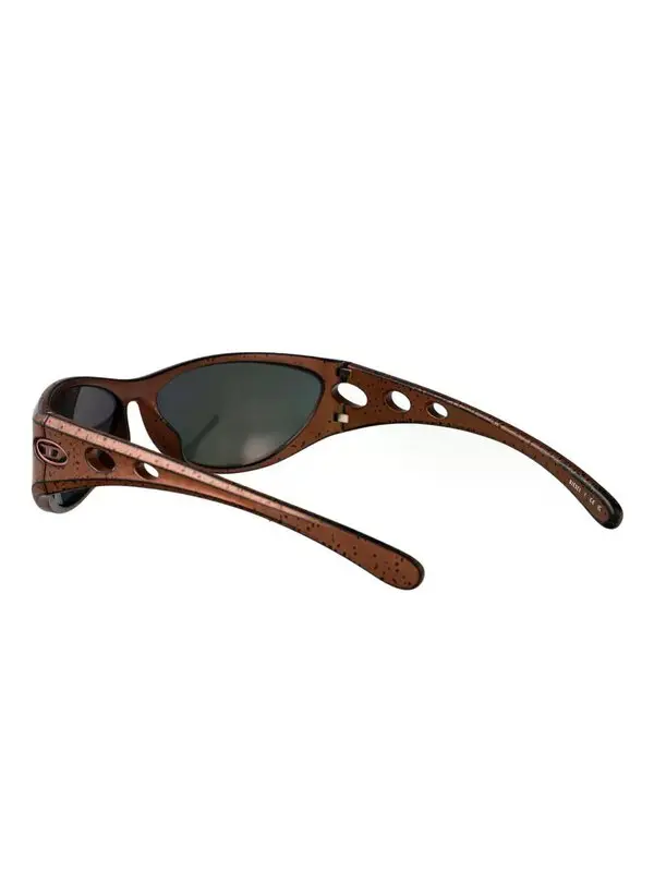 DIESEL® Speckled Geometric-frame Sunglasses