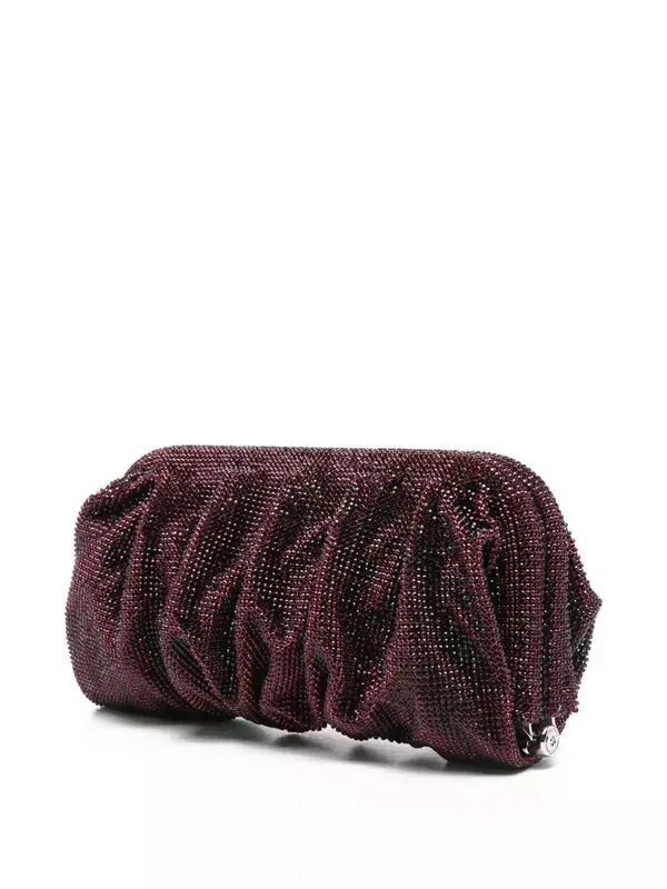 Benedetta Bruzziches Embellished Gathered Clutch