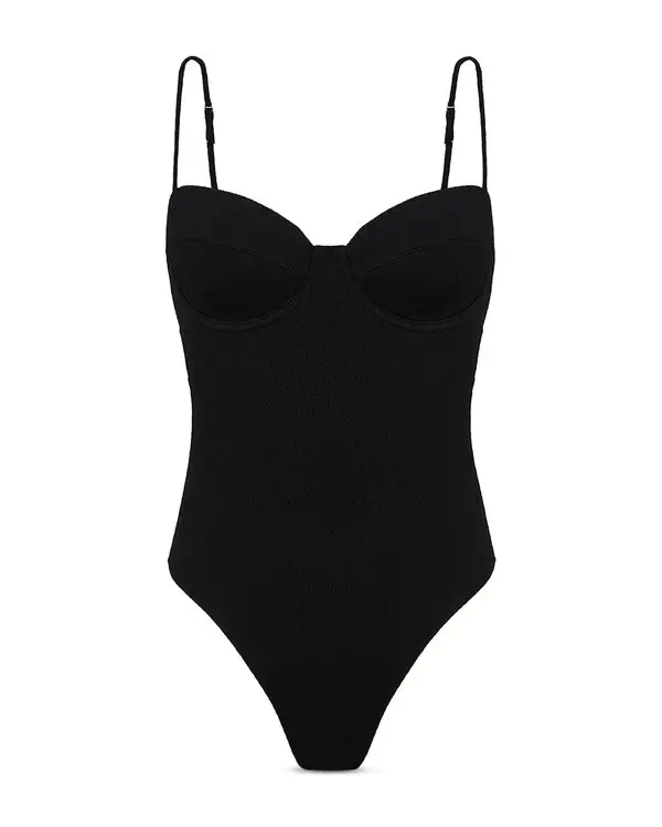 VIX PAULA HERMANNY Firenze Corsage One-piece Swimsuit