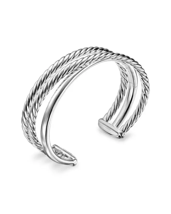 David Yurman Bold Crossover Three Row Cuff
