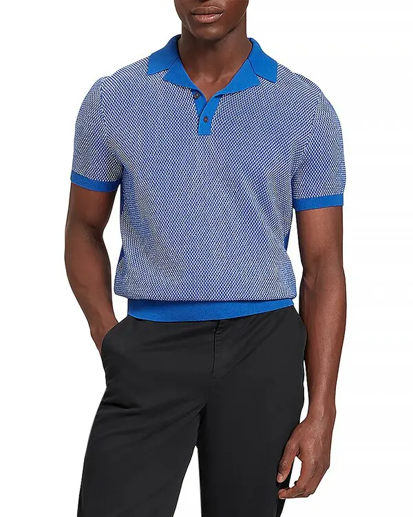Ted Baker London Gregry Textured Knit Polo Shirt