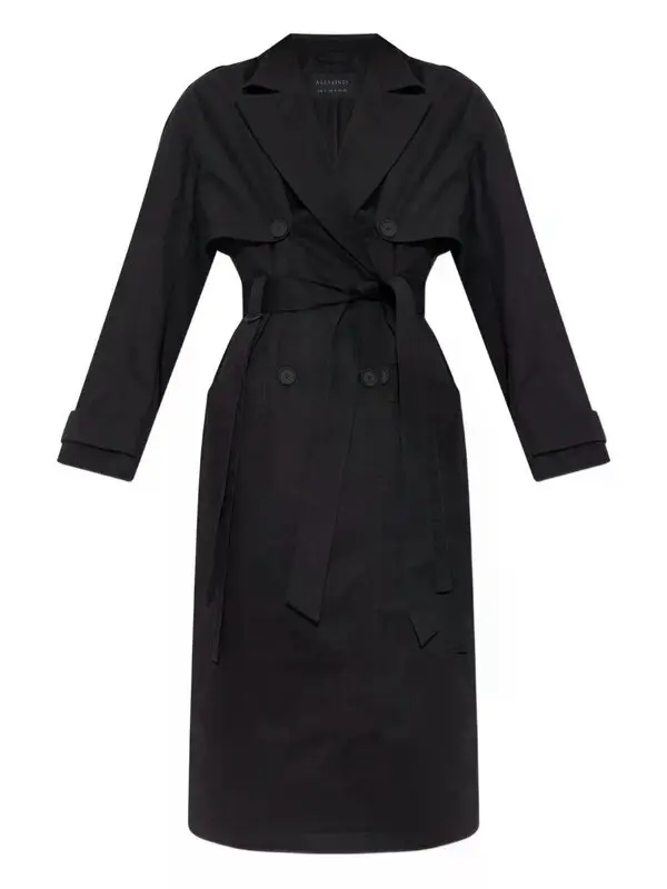 ALLSAINTS Double-breasted Belted Trench Coat