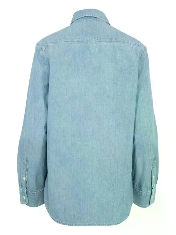 NILI LOTAN Monti Denim Long-sleeve Shirt