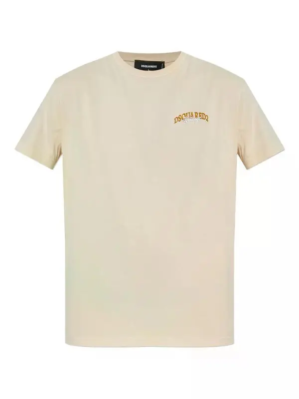 Dsquared2 Logo-embroidered Cotton T-shirt