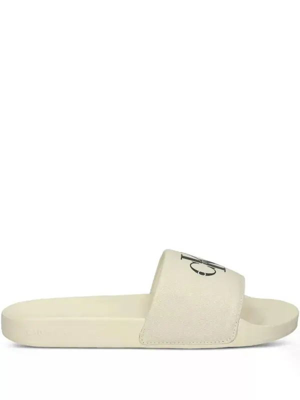 Calvin Klein Logo Slides - Neutrals