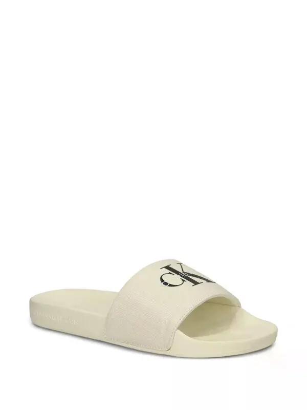 Calvin Klein Logo Slides - Neutrals