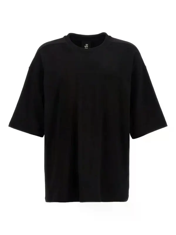 THOM KROM Crew-neck Short-sleeve T-shirt - Black