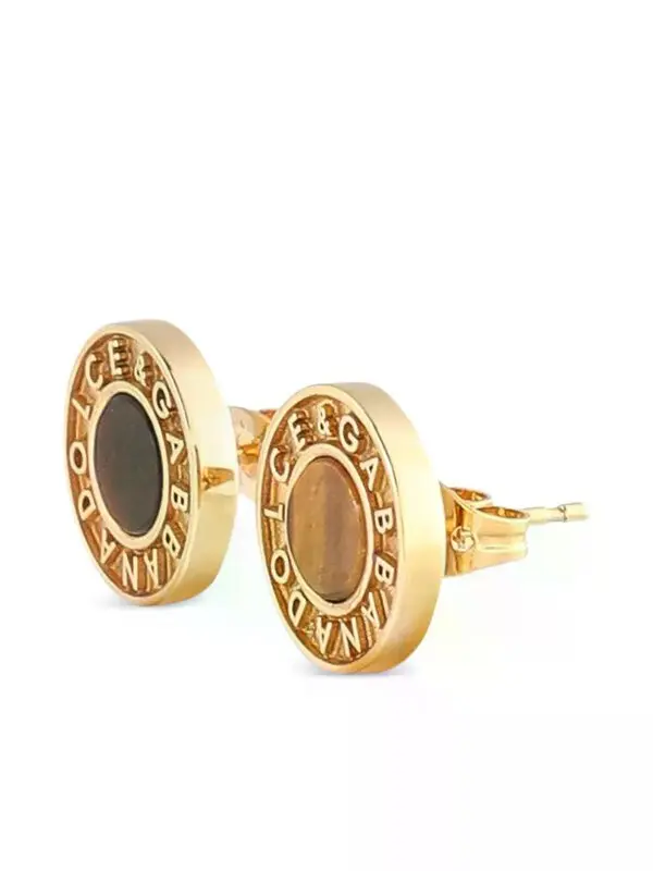 Dolce & Gabbana Logo-engraved Stud Earrings