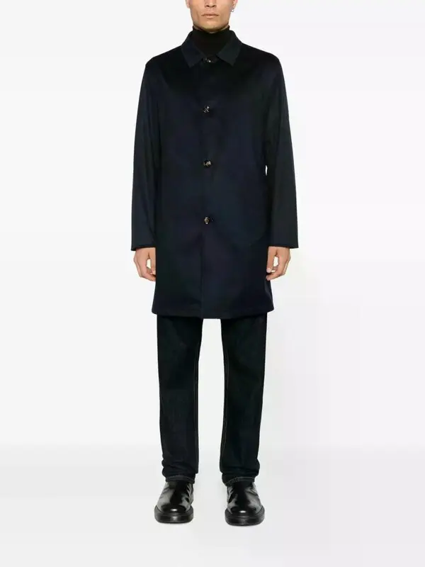 KIRED Button-fastening Coat - Blue