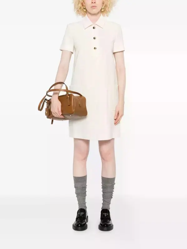 Max Mara Gold-button Polo Dress