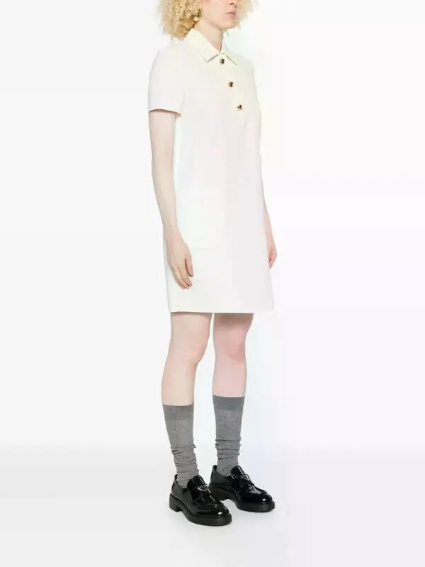 Max Mara Gold-button Polo Dress