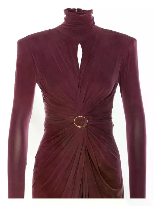 Elisabetta Franchi High-neck Maxi Dress
