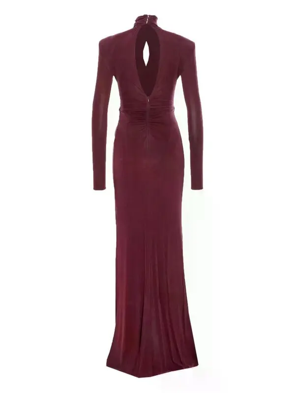 Elisabetta Franchi High-neck Maxi Dress