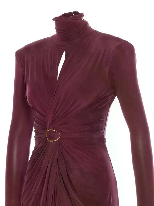 Elisabetta Franchi High-neck Maxi Dress