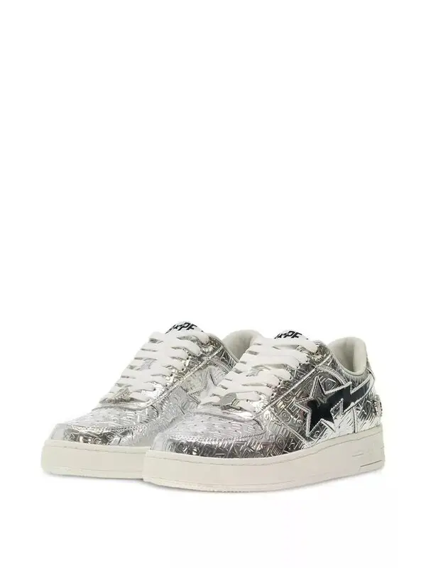 A BATHING APE Logo-patch Low-top Sneakers