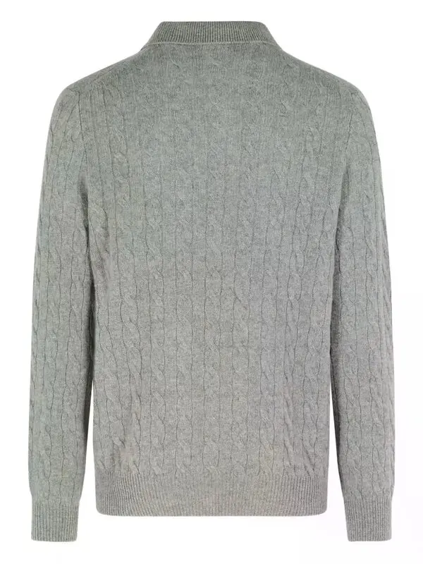 Polo Ralph Lauren Cable-knit Polo-neck Sweater