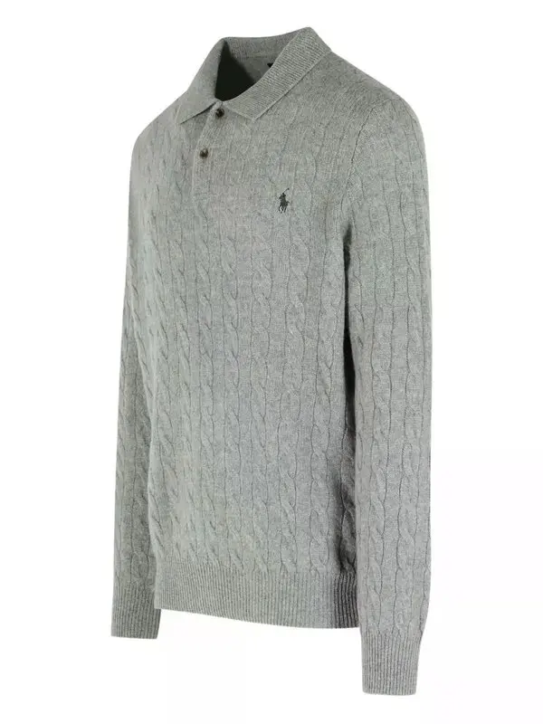 Polo Ralph Lauren Cable-knit Polo-neck Sweater