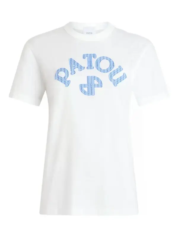 Patou Logo-lettering T-shirt - Neutrals