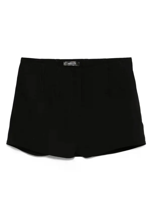 MUGLER Pleated Shorts