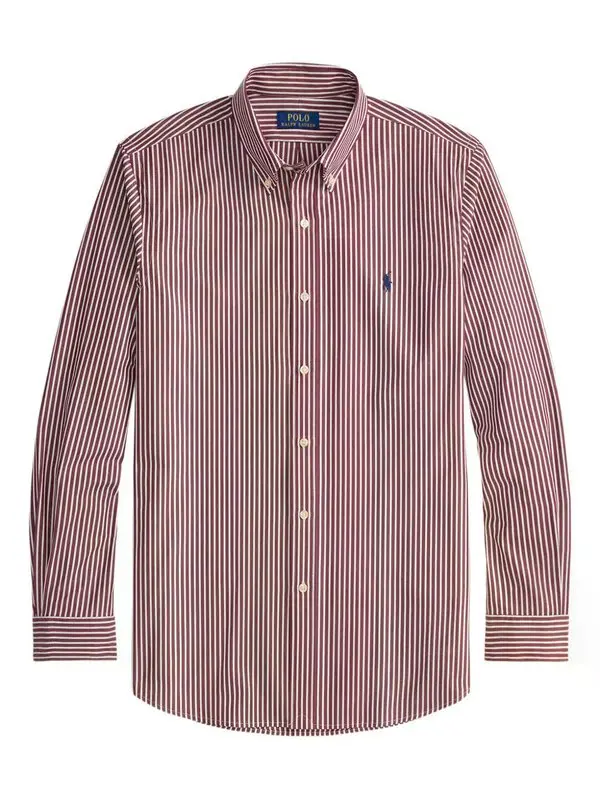 Polo Ralph Lauren Striped Button-down Shirt - Red