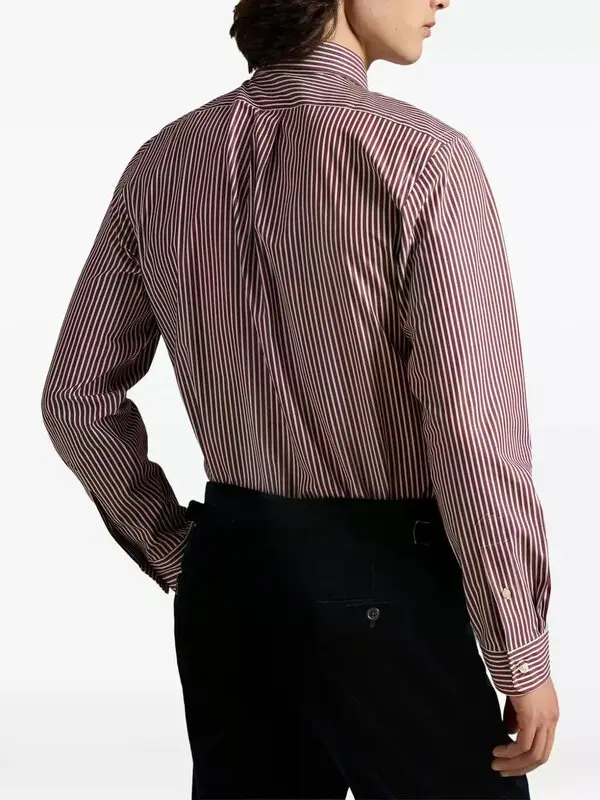 Polo Ralph Lauren Striped Button-down Shirt - Red