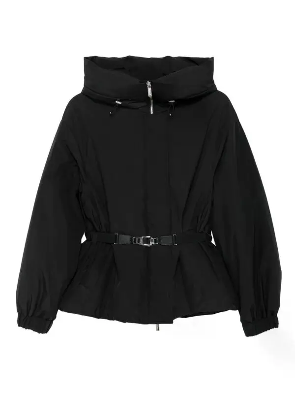 MOORER Glarea Belted High-neck Jacket