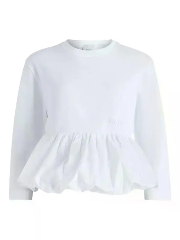 PATOU Ruffle-hem T-shirt