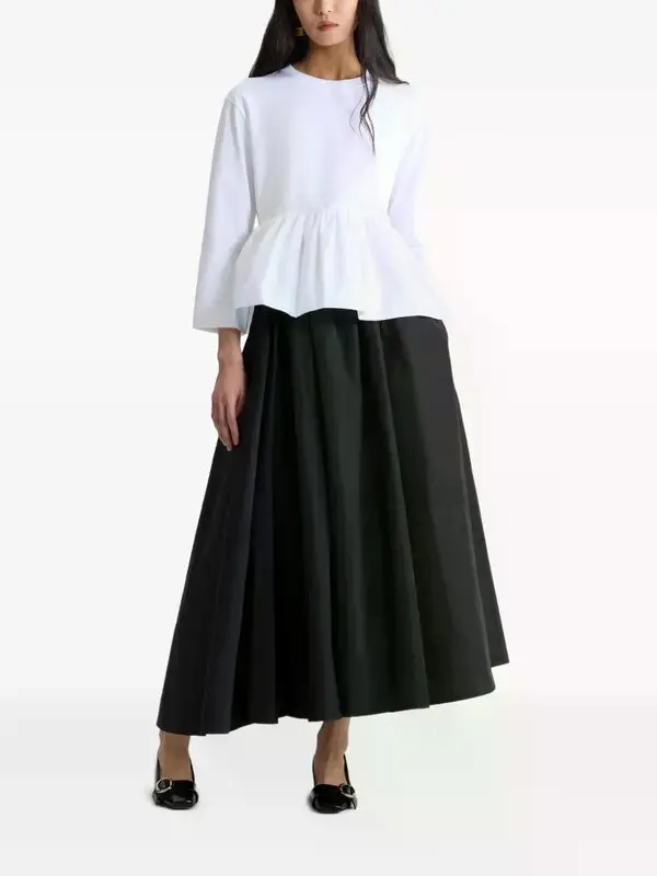 PATOU Ruffle-hem T-shirt