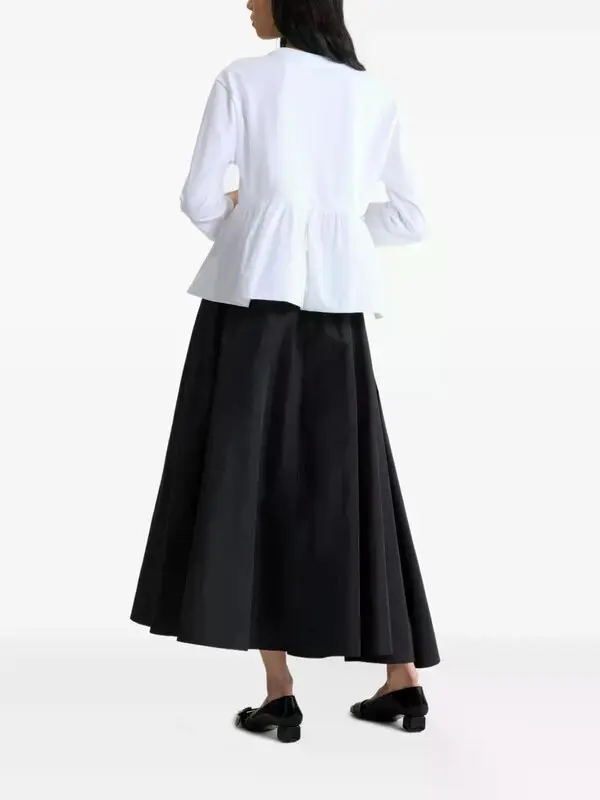 PATOU Ruffle-hem T-shirt