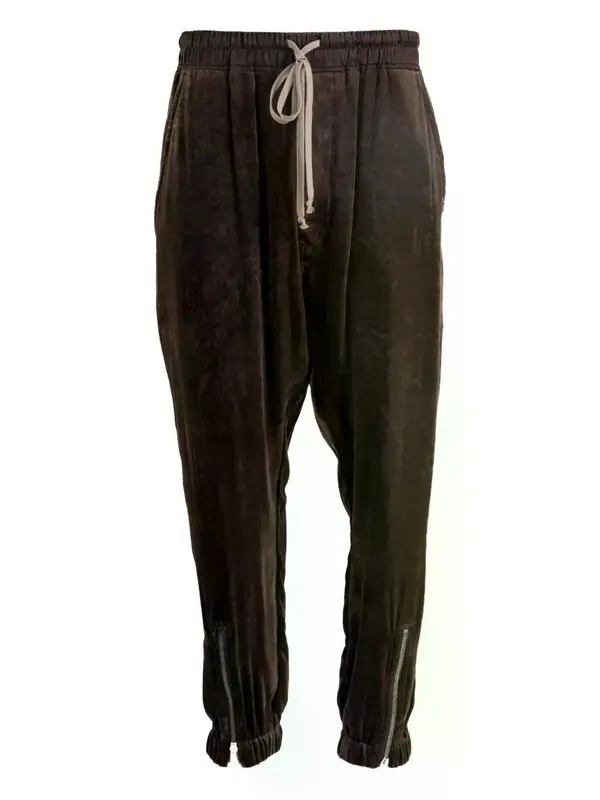 Rick Owens Drawstring Zip-cuff Trousers