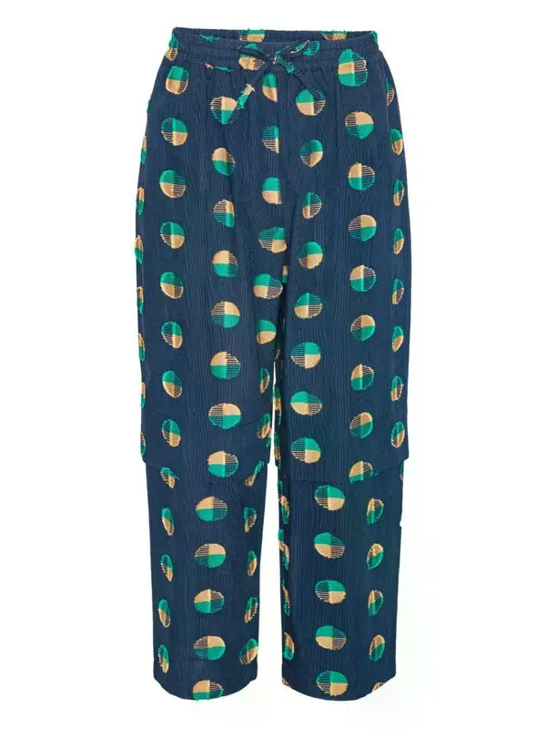 Henrik Vibskov Shants Circular-pattern Trousers