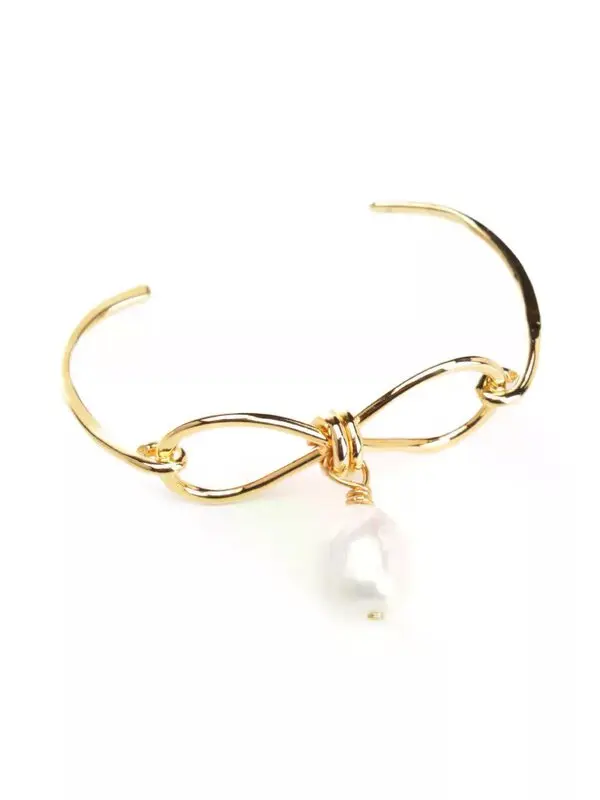 Marni Bow Pearl-drop Bracelet