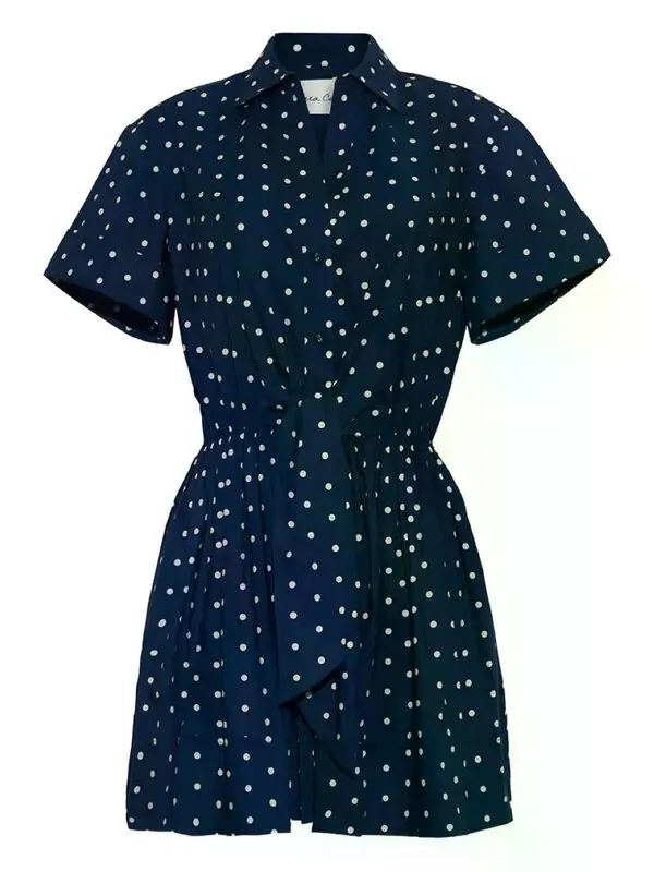 Cara Cara Asbury Polka-dot Mini Dress