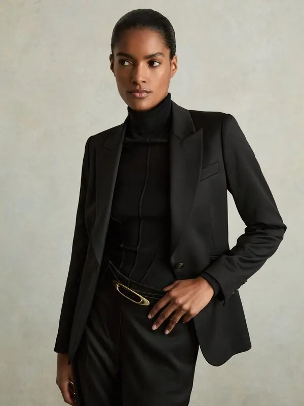 REISS Evelina Leather Belt